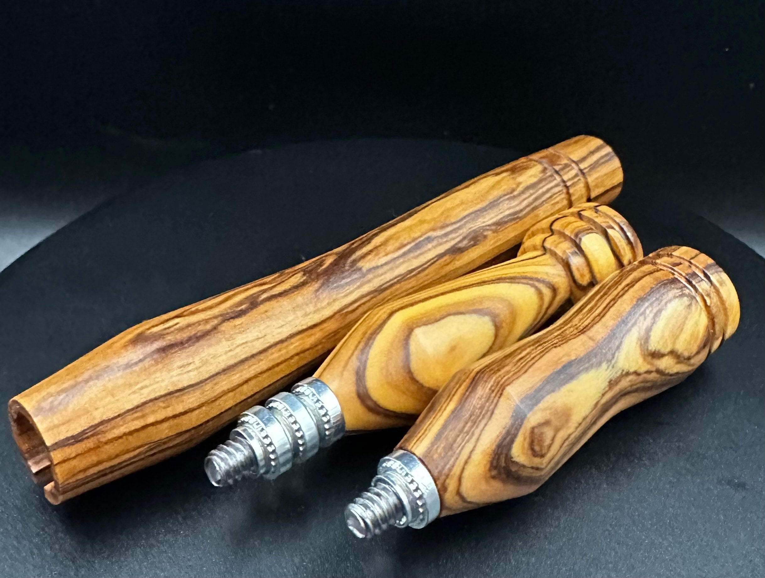 Set of 3 - Authentic Bethlehem Olivewood (Coil Handle, Bowl Handle ...